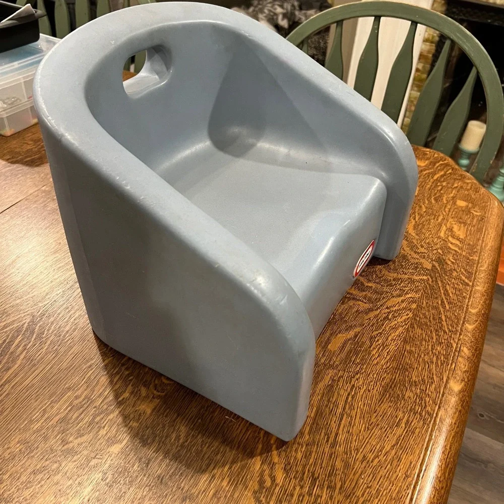 Little Tikes | Other | Little Tikes Toddler Booster Seat Blue Gray ...